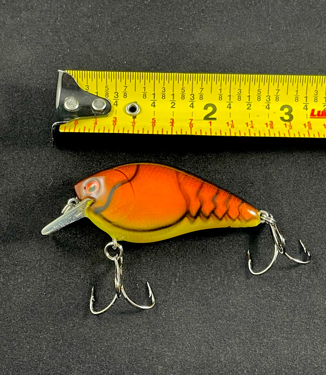 1.5” square bill crank bait – Walshhog Custom Baits LLC