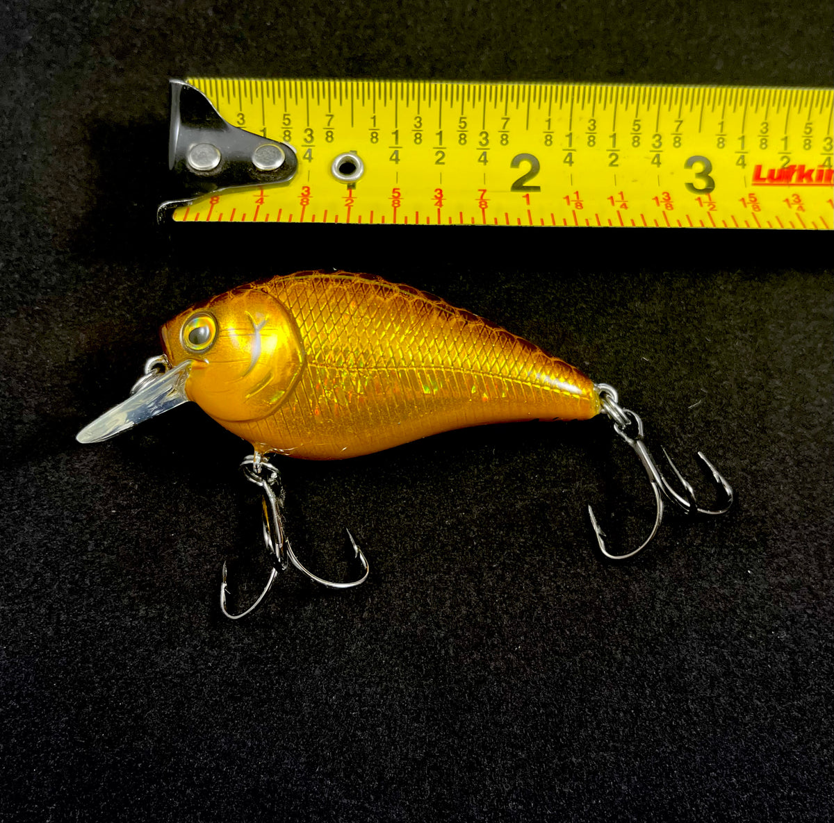 1.5” square bill crank bait – Walshhog Custom Baits LLC